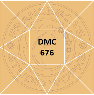 DMC 676 - Square Diamond Drills – Francesca’s Studio Works