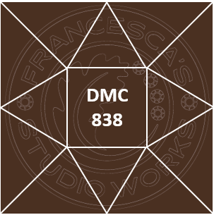 DMC 838 - Square Diamond Drills – Francesca’s Studio Works